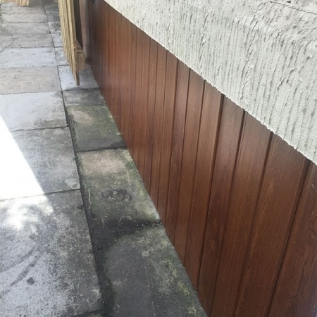 Installation of Light Oak Cladding on all 4 bottom Elevations of the ...