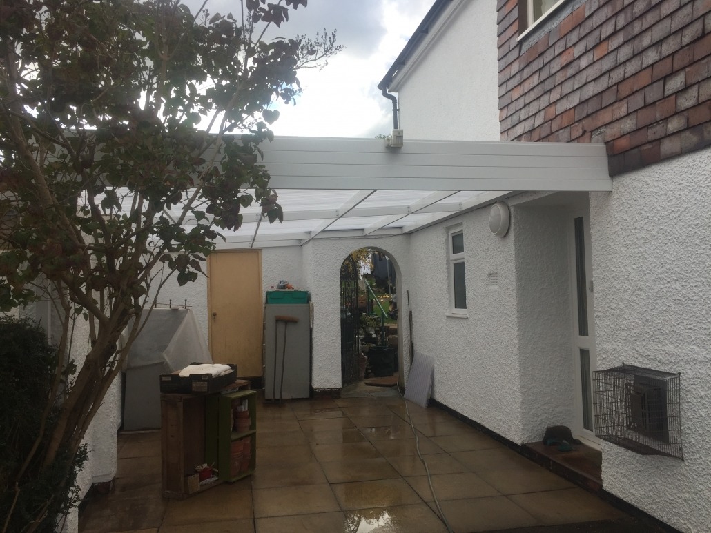 New White Deluxe Carport (Before & After) | Cheltenham & Gloucester ...