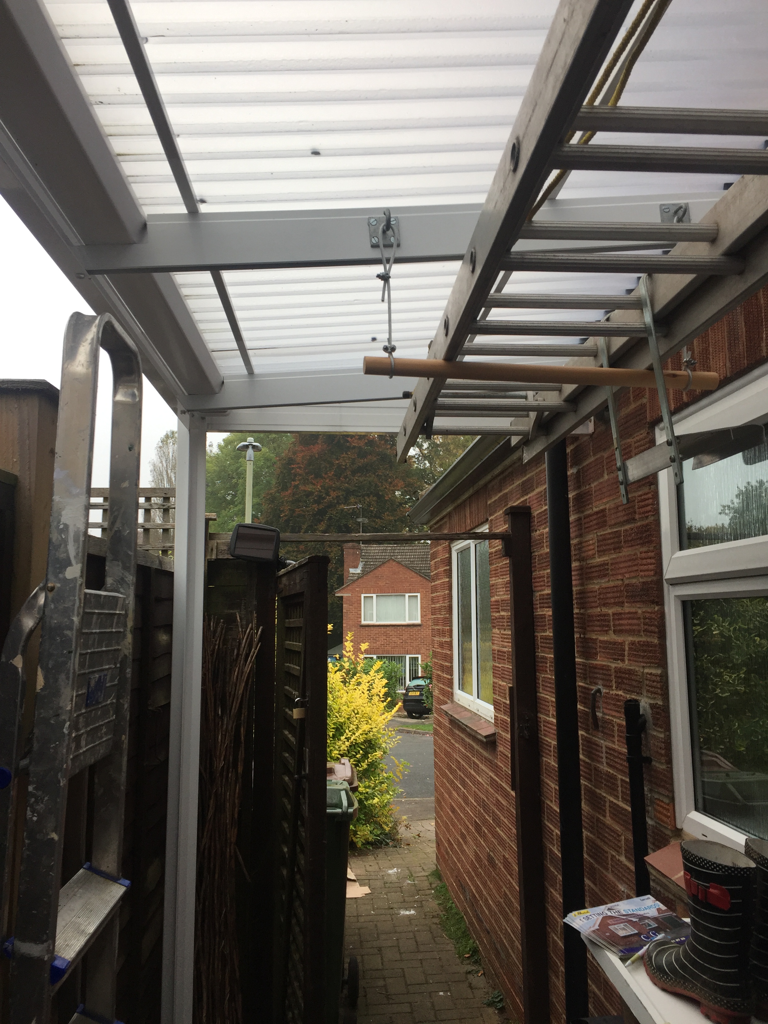New White PVCu Double Glazed Windows & New Covered Carport/Walkway ...