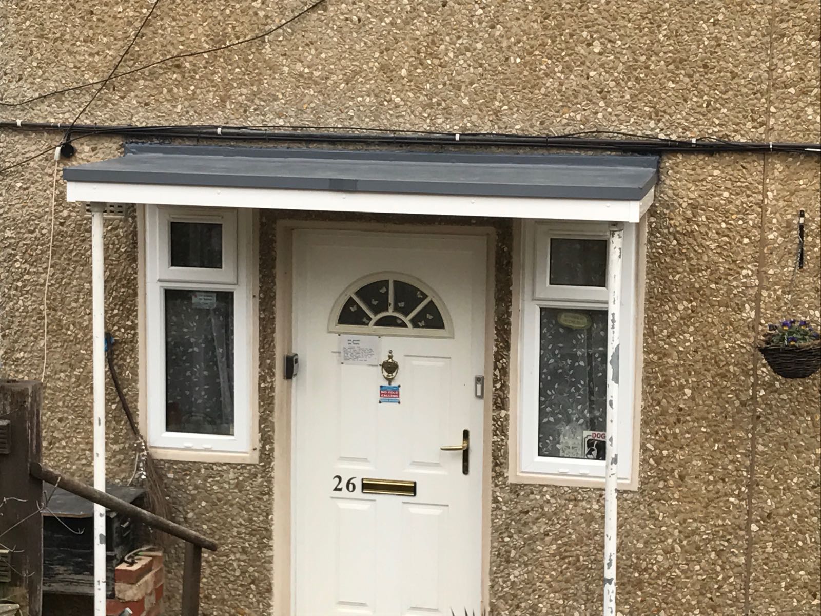 New over door canopy | Cheltenham & Gloucester Cladding