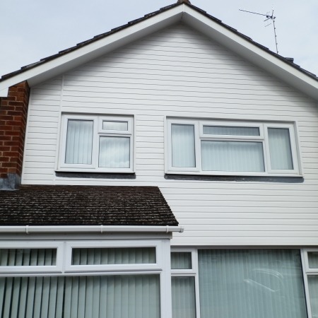 “Swish Celuka” White 100mm Open V Cladding. | Cheltenham & Gloucester ...