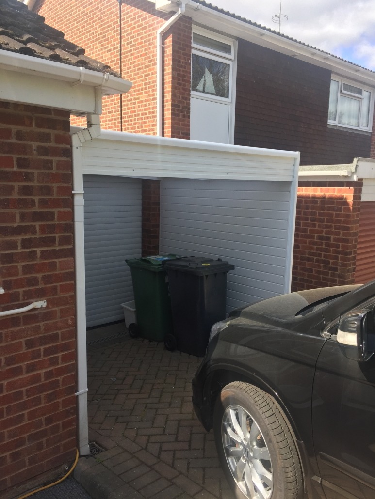 White Deluxe Powder Coated Aluminium Carport | Cheltenham & Gloucester ...