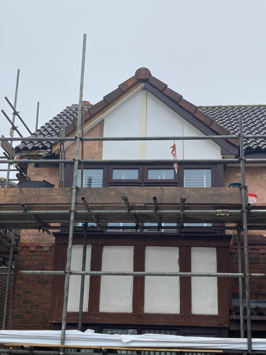 Mock Tudor Effect Replacement Frontage | Cheltenham & Gloucester Cladding