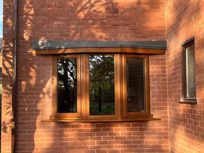A New Light Oak PVCu Double Glazed Bat Window | Cheltenham & Gloucester ...