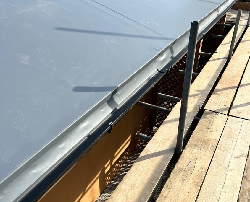 Sarnafil Sika single ply warm roof system | Cheltenham & Gloucester ...